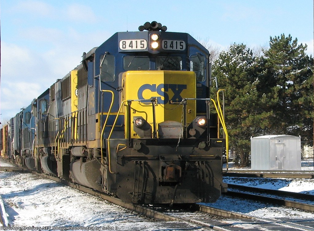 CSX 8415 Q388 11:45 am